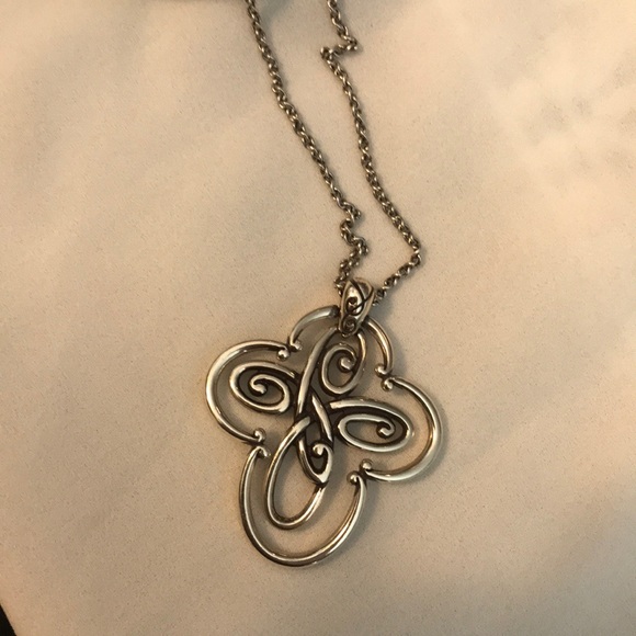 Brighton | Jewelry | Brighton Necklace Long Silver Cross Reversible ...